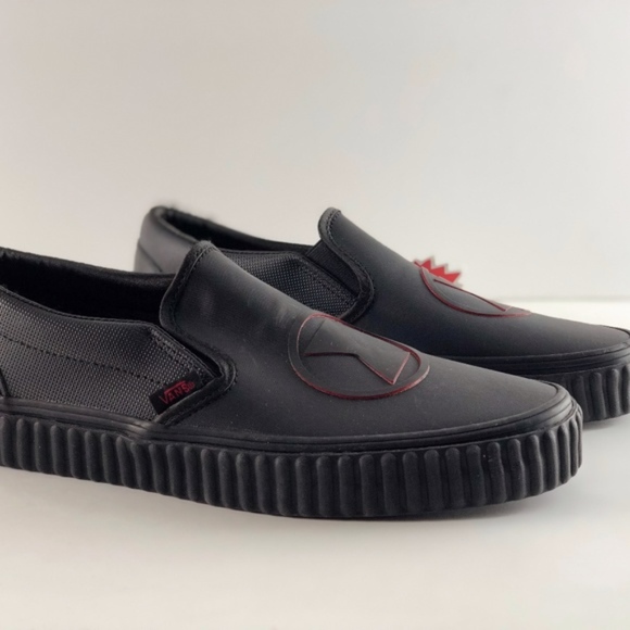 Vans | Shoes | Vans Authentic Classic Slipon Marvel Black Widow | Poshmark